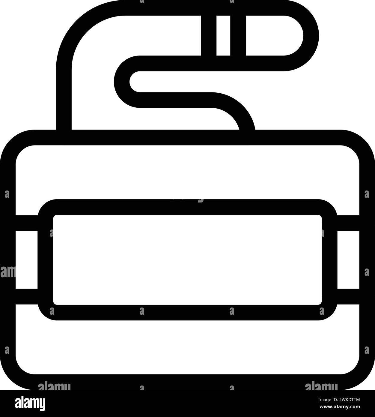 Ice rink arena icon outline vector. Frozen surface stadium. Winter ...