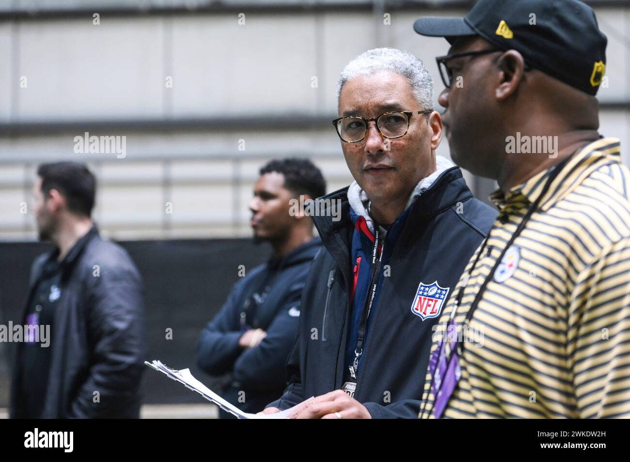 NFL Network's Steve Wyche at the 2024 HBCU NFL Combine at the Ochsner ...