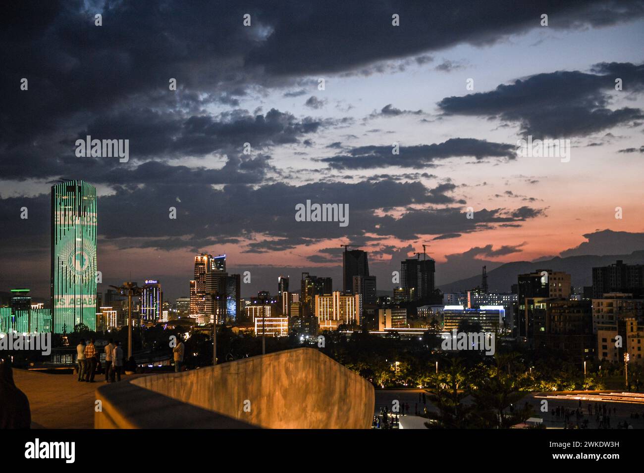 Addis Ababa. 18th Feb, 2024. This photo taken on Feb. 18, 2024 shows ...