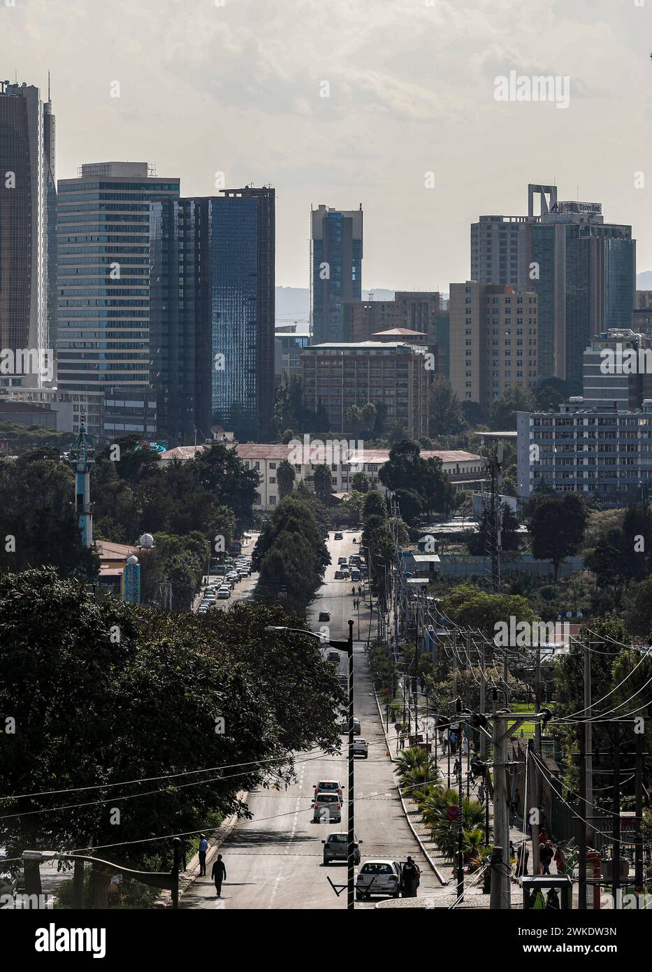 Addis Ababa. 18th Feb, 2024. This photo taken on Feb. 18, 2024 shows a ...