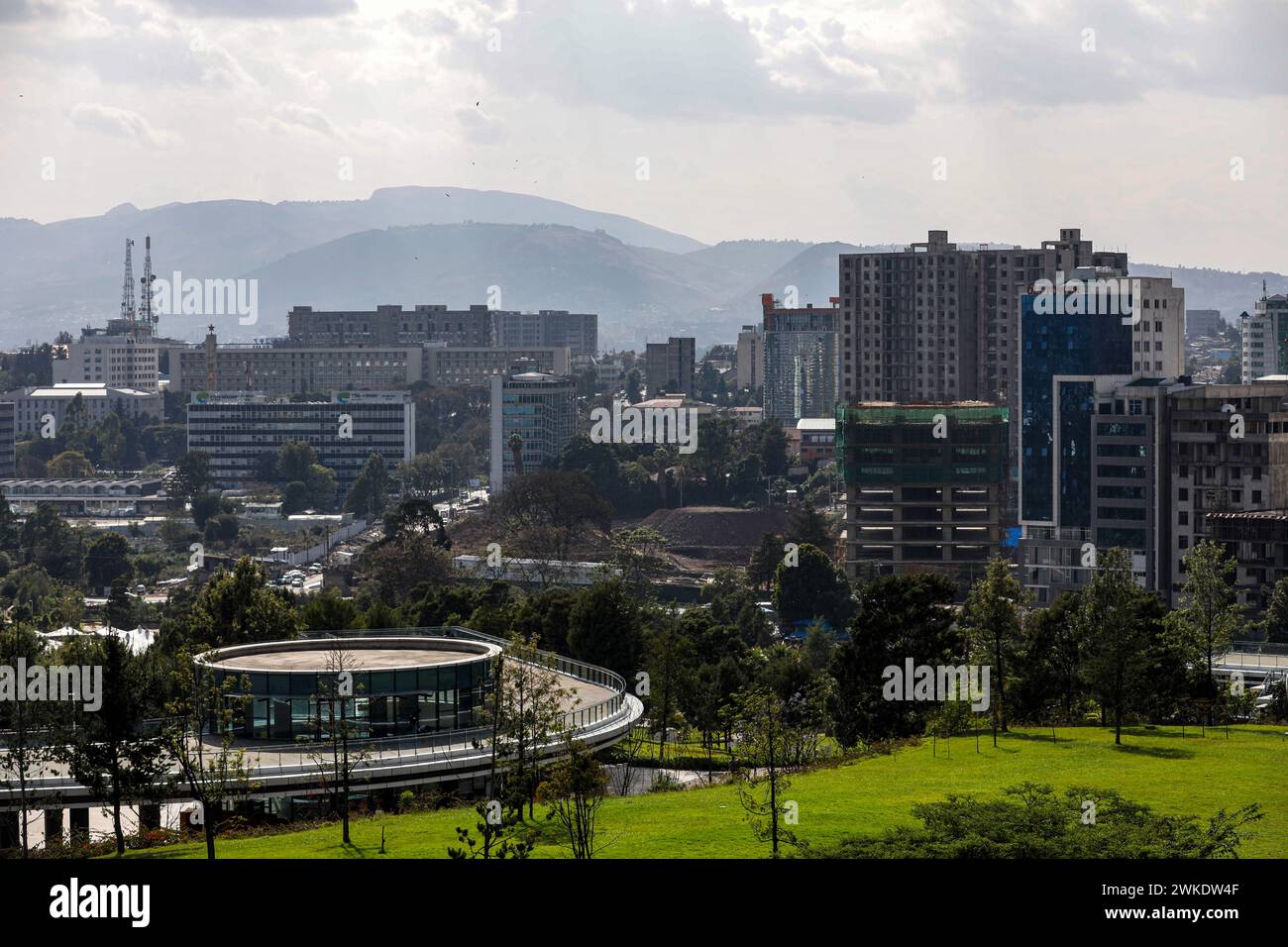 Addis Ababa. 18th Feb, 2024. This photo taken on Feb. 18, 2024 shows a ...