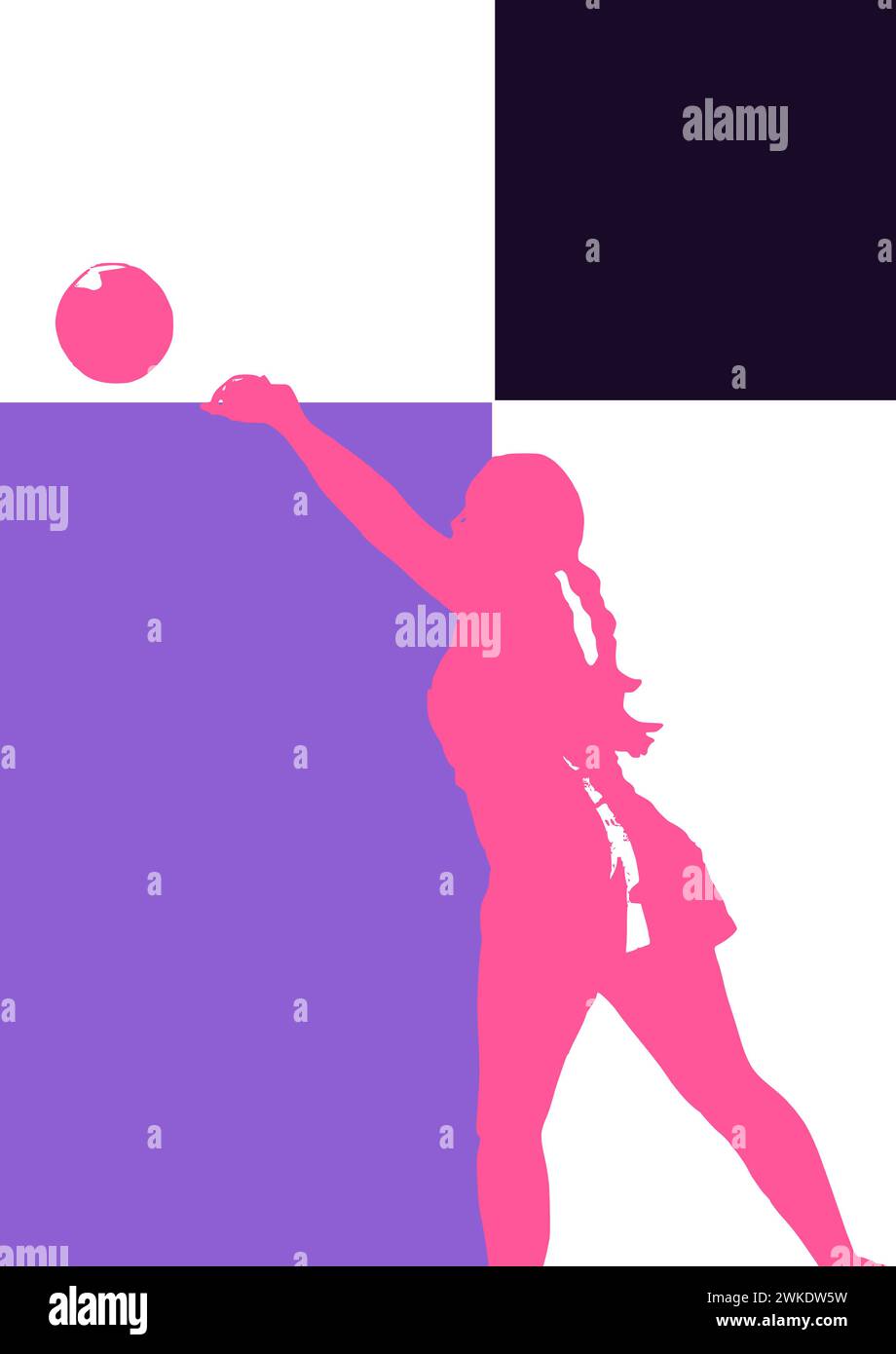 Capture the energy and elegance of netball with our dynamic royalty ...