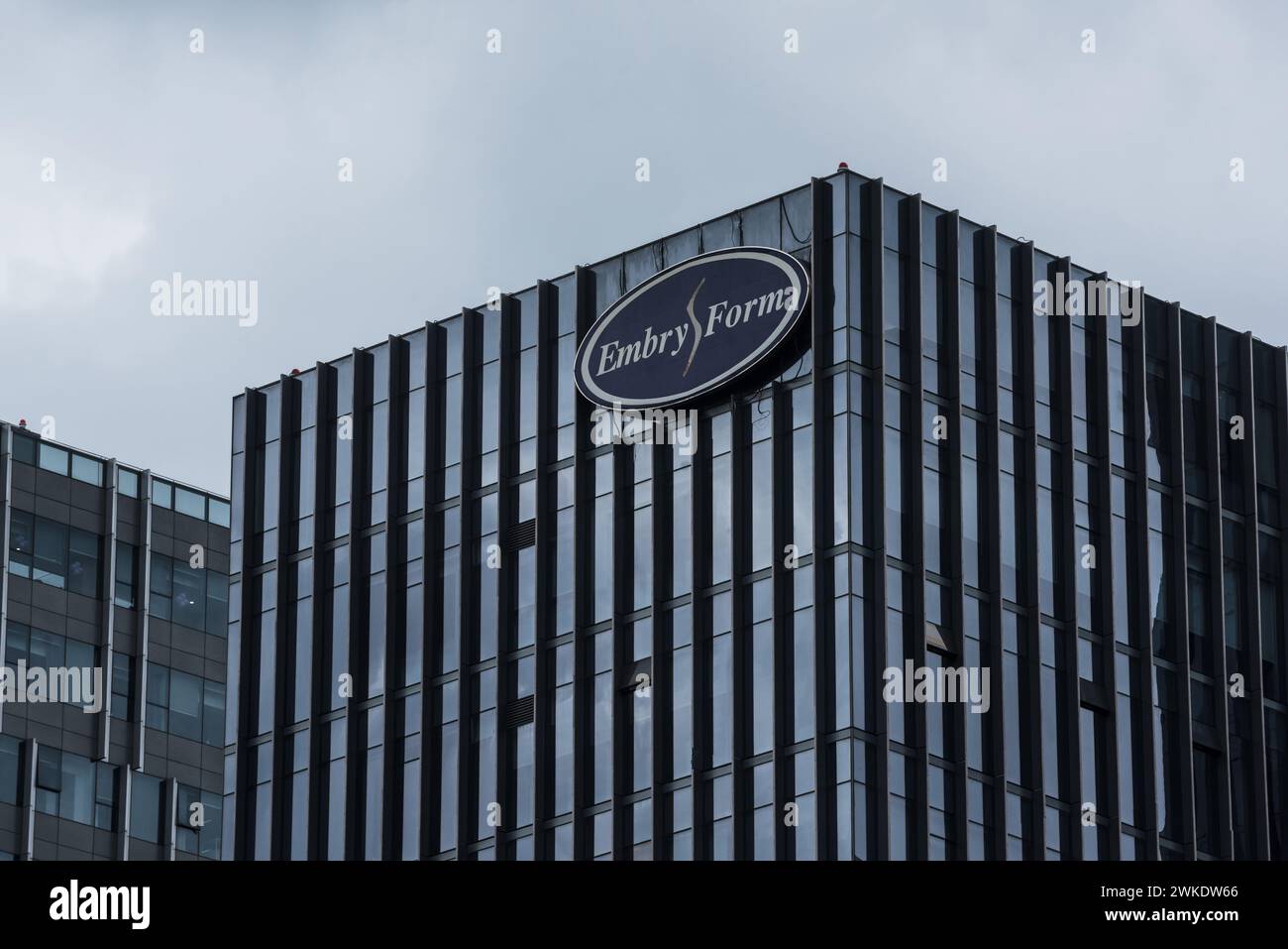 Shanghai, China - August 31, 2023: The appearance of a Embry Form ...