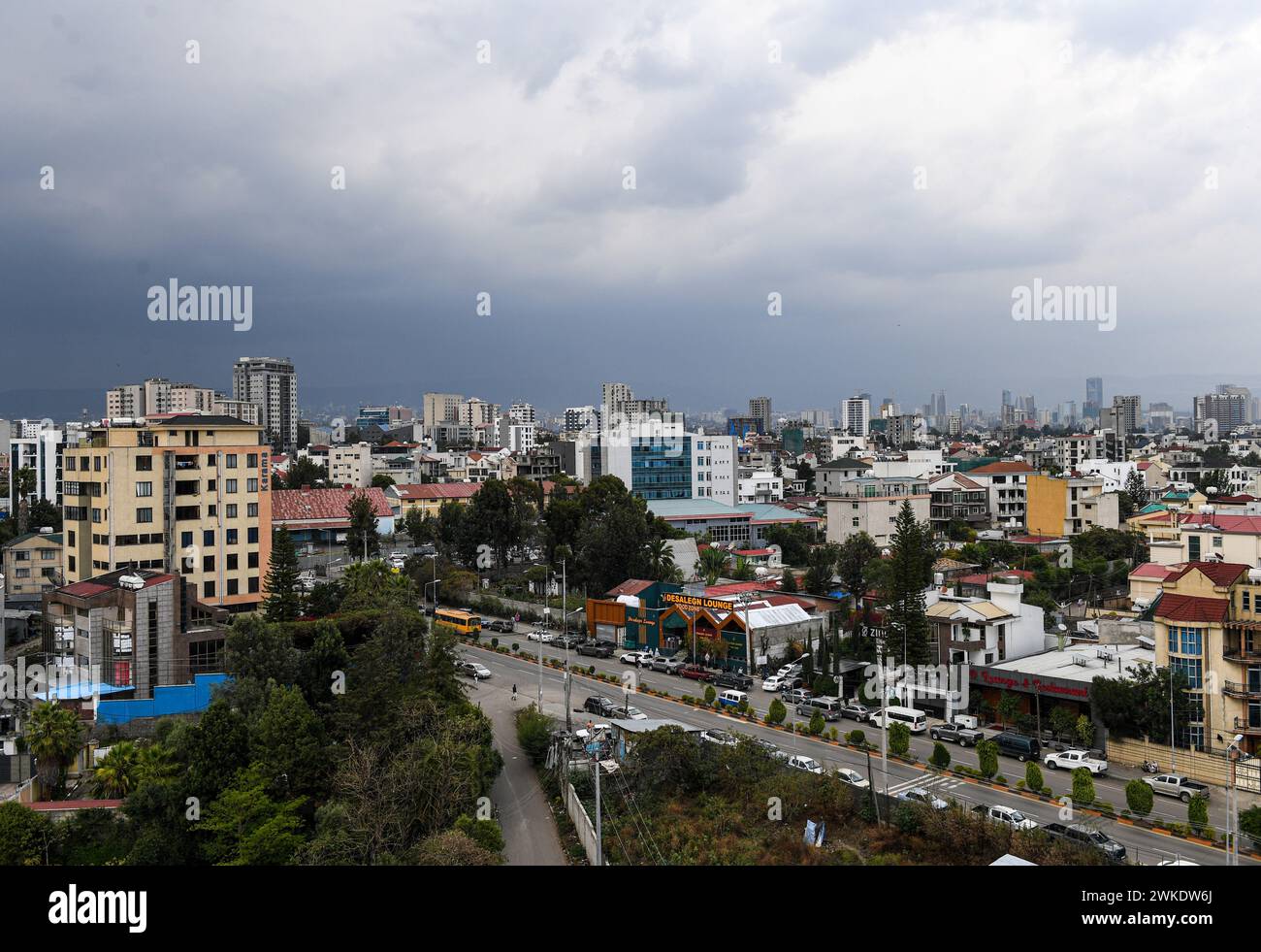 Addis Ababa. 13th Feb, 2024. This photo taken on Feb. 13, 2024 shows a ...