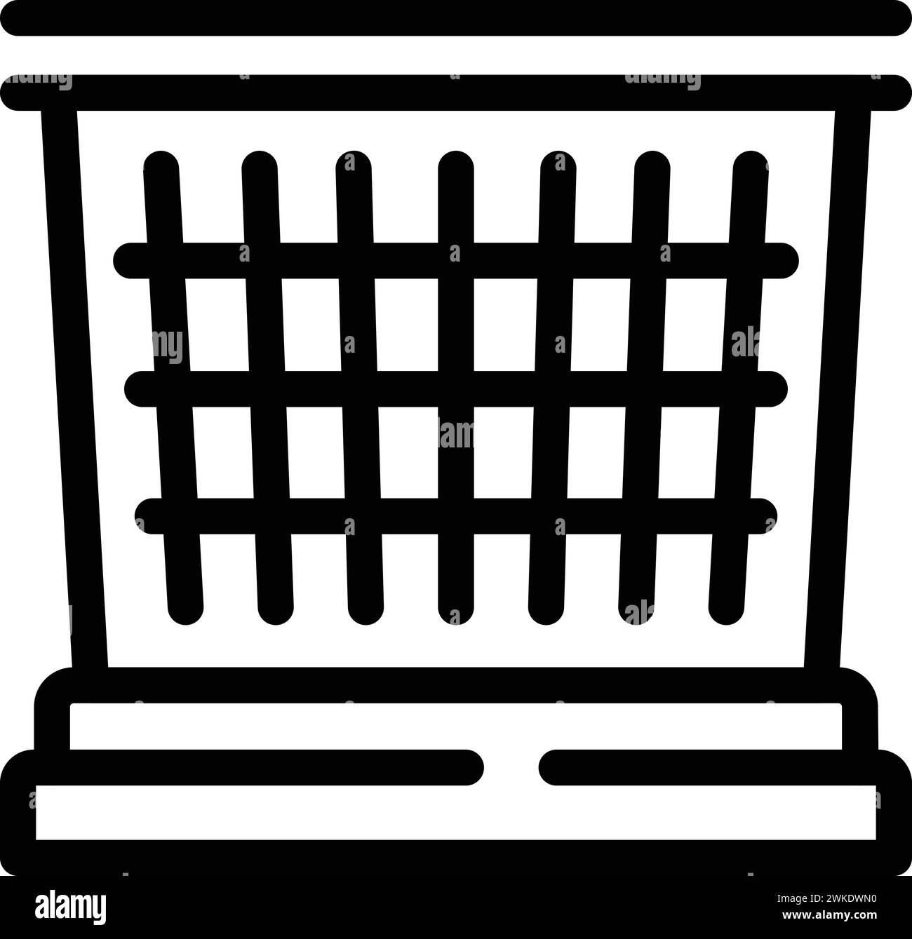 Skating center icon outline vector. Winter sports pavilion. Ice rink ...