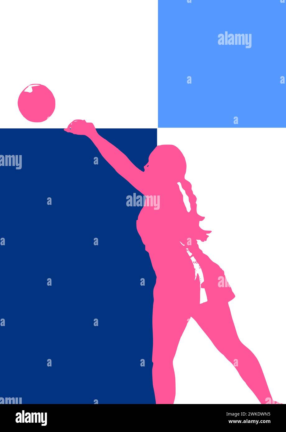 Capture the energy and elegance of netball with our dynamic royalty ...