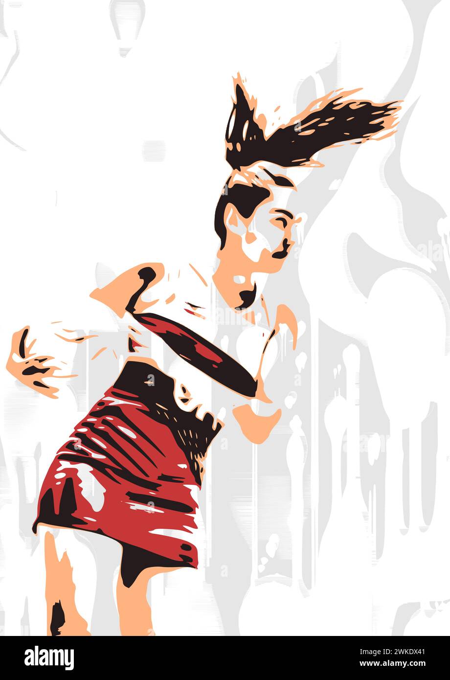 School netball team Stock Vector Images - Alamy