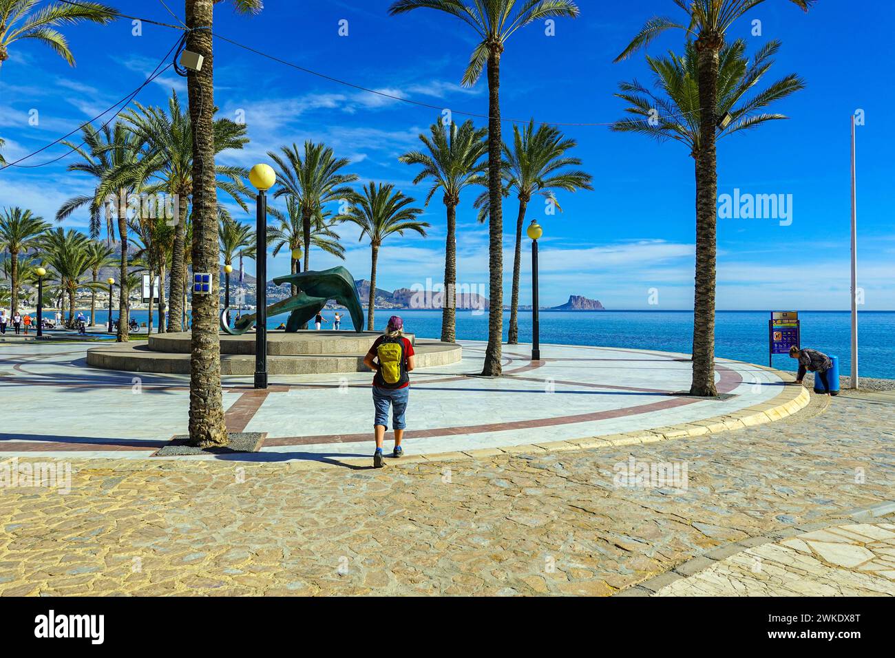 The Promenade Albir, Alfas del Pi on the Costa Blanca, Spain, the most ...