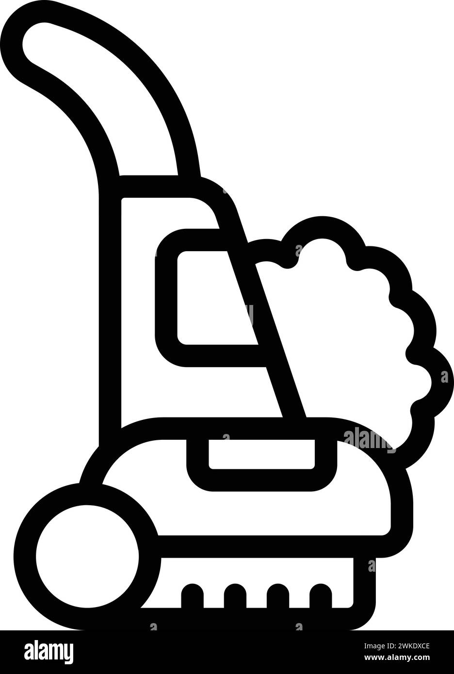 Steam floor cleaner icon outline vector. Hard surface scrubber. Indoor ...