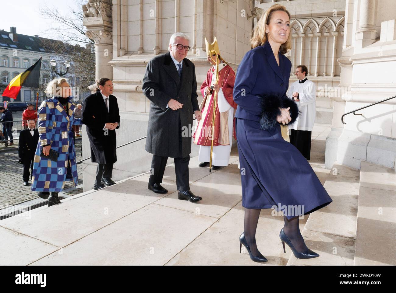 Brussels, Belgium. 20th Feb, 2024. Delphine Boel and her husband Jim O ...