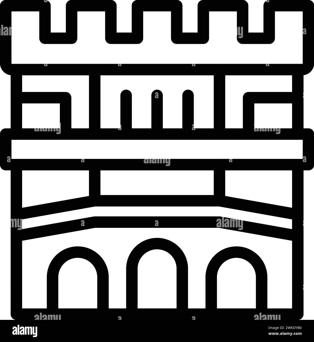 Vienna city icon outline vector. Urban landmark. Austria traditional ...