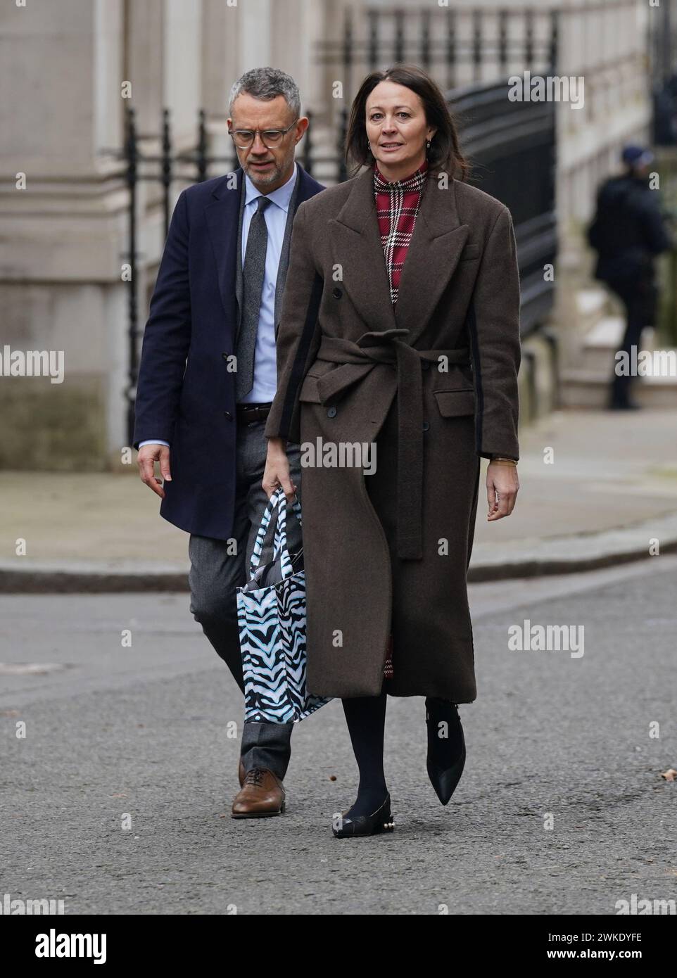 Chief Executive of the British Fashion Council, Caroline Rush (right ...