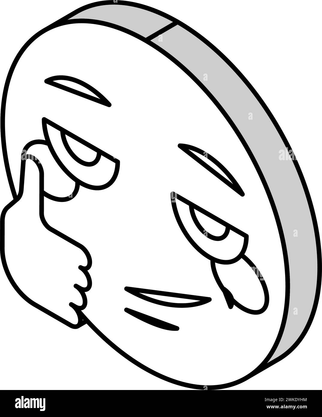 like emoji isometric icon vector illustration Stock Vector Image & Art ...