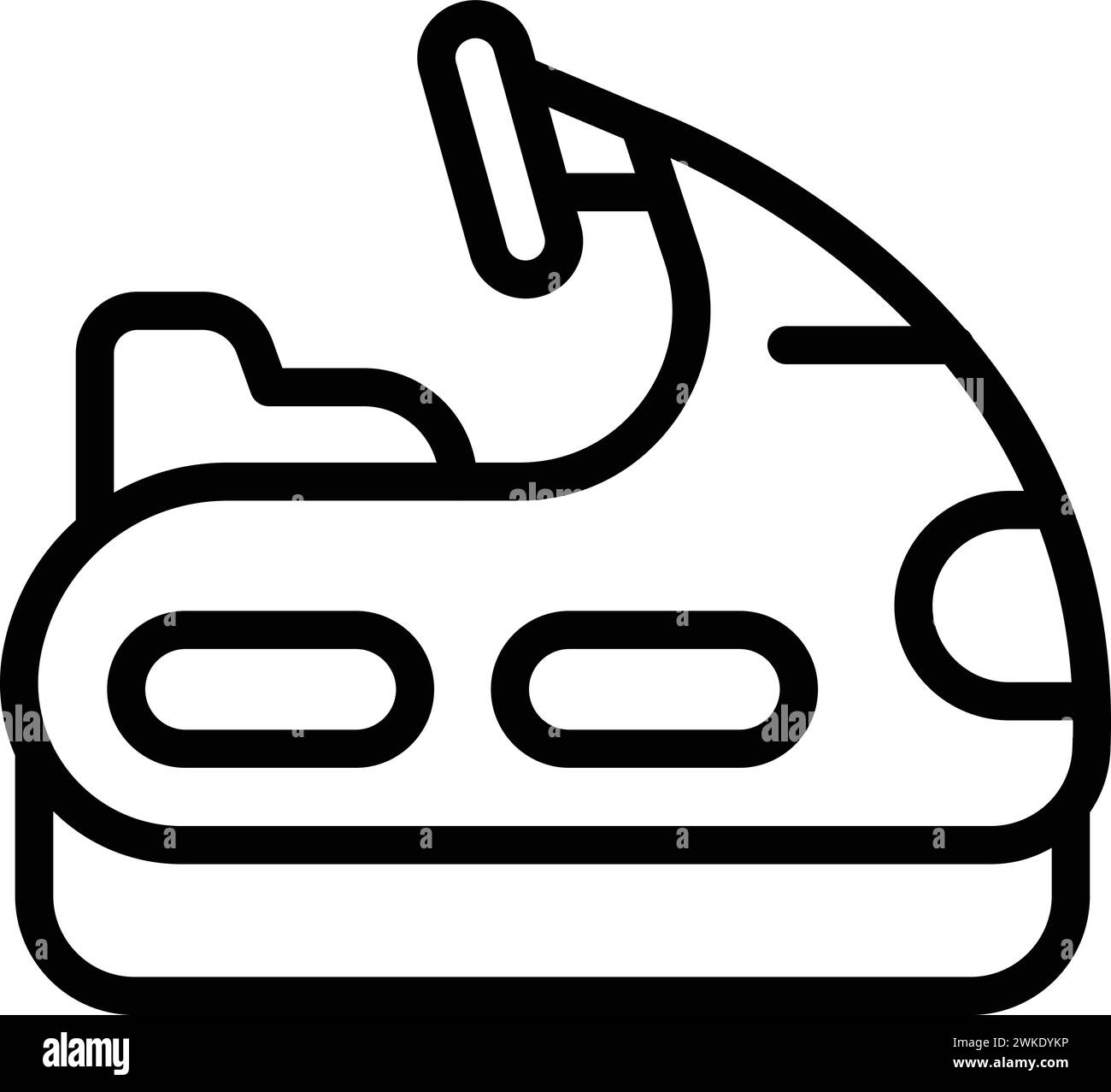 Water ski jet icon outline vector. Help people. Ship marine wreck Stock ...