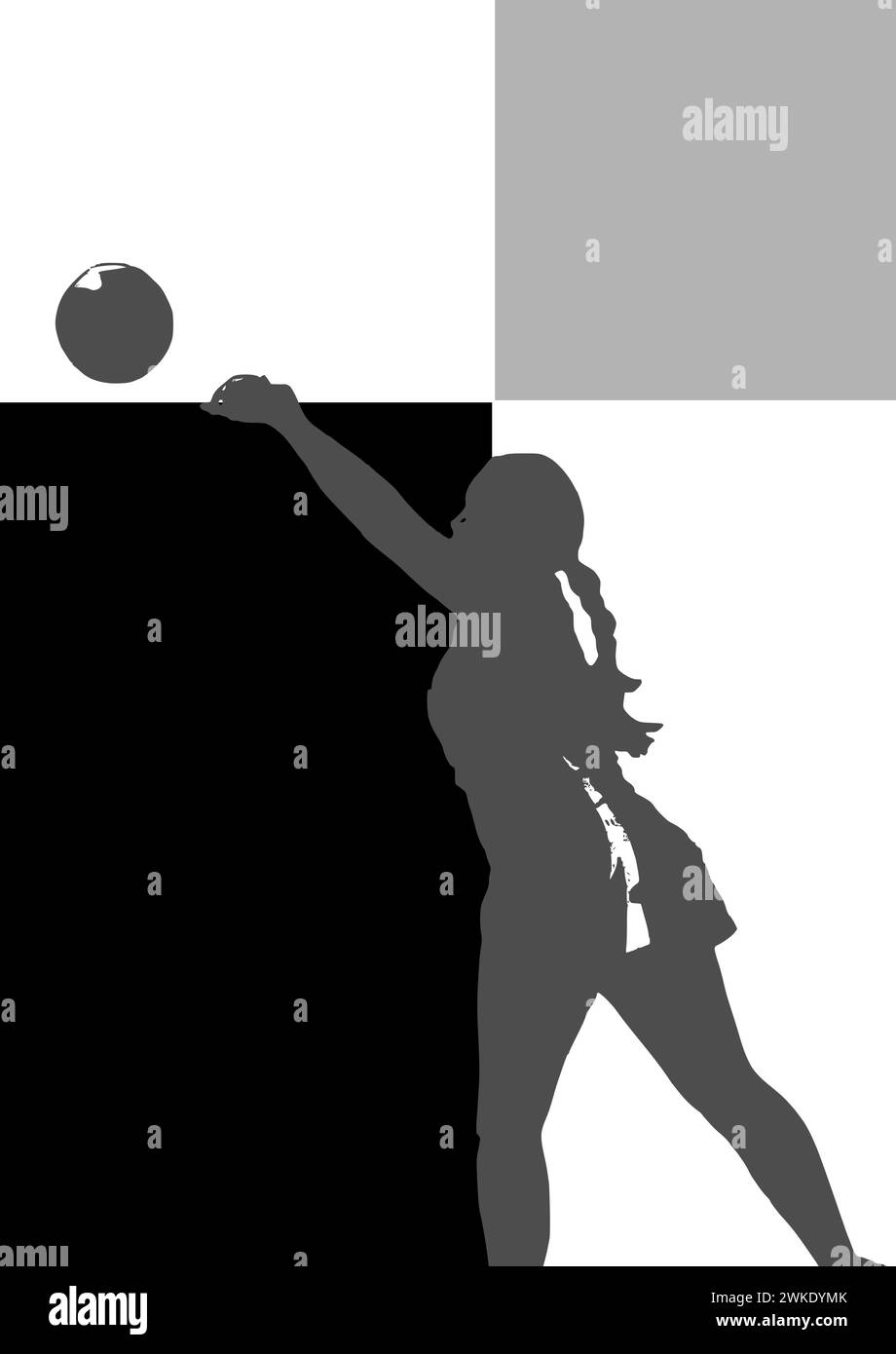 Capture the energy and elegance of netball with our dynamic royalty ...