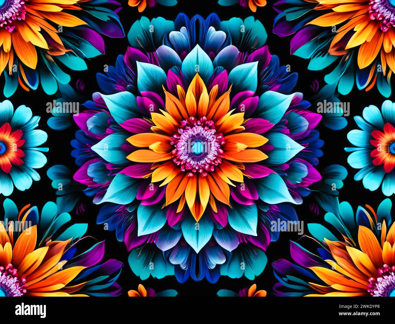 Bloom Floral details: A Tapestry of Hues, a vibrant burst of floral ...