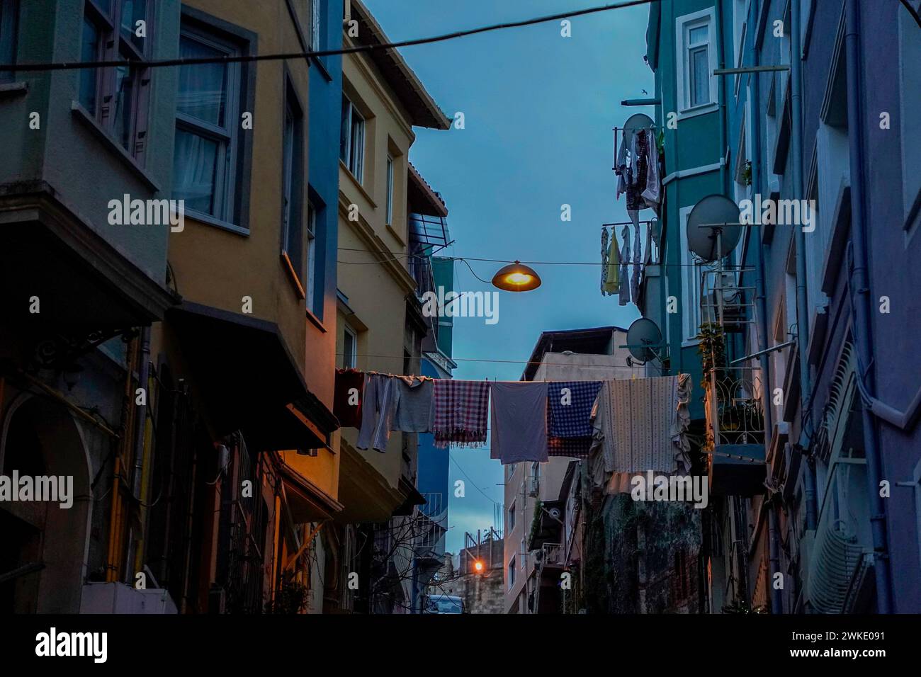 Old buildings in Fener district, Istanbul Turkey Stock Photo - Alamy