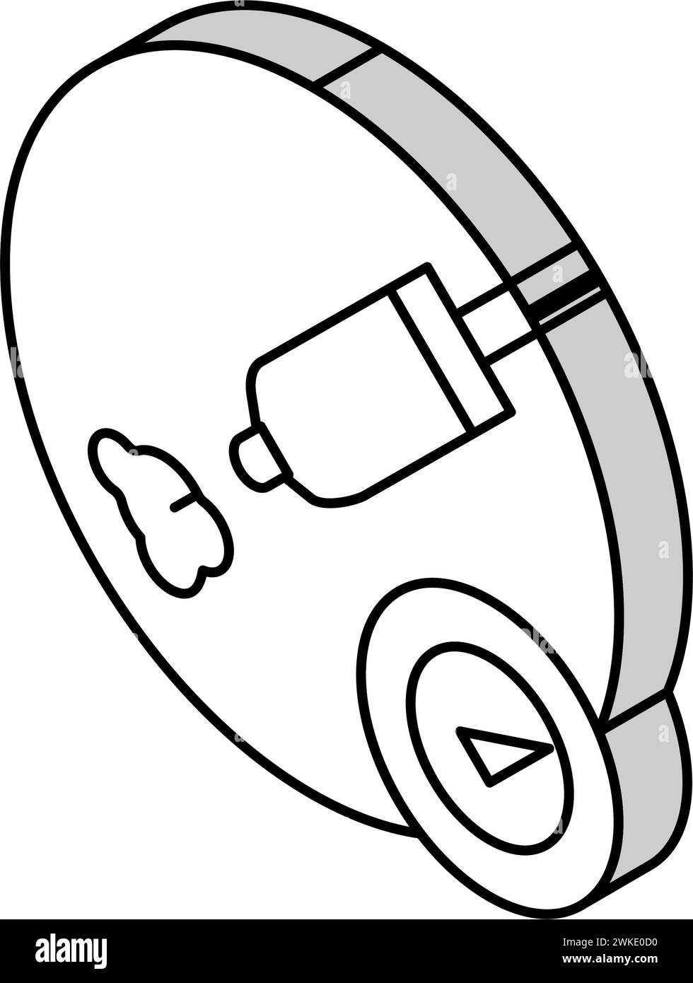corticosteroid injection isometric icon vector illustration Stock ...