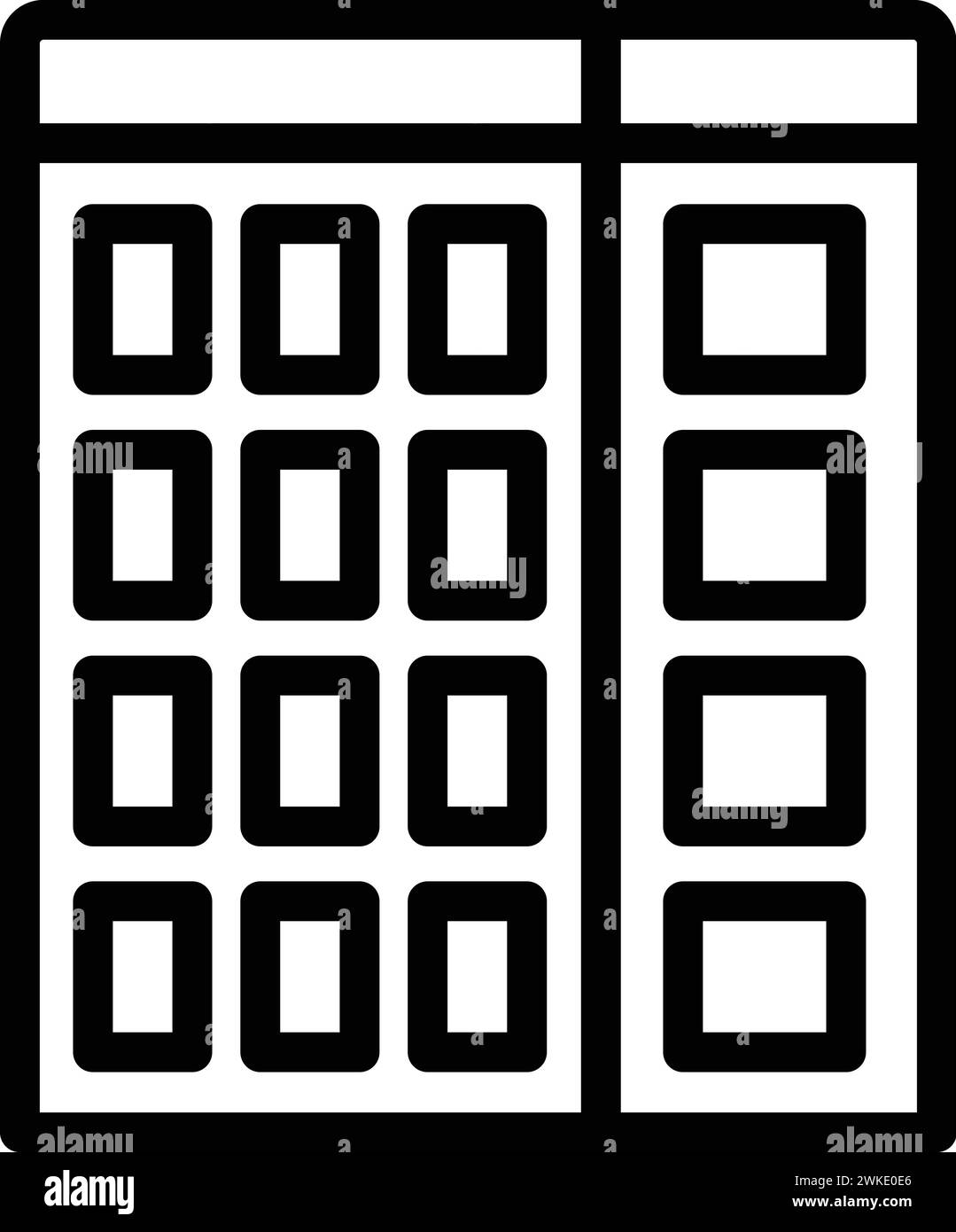 Oslo architecture marvel icon outline vector. Norwegian iconic ...