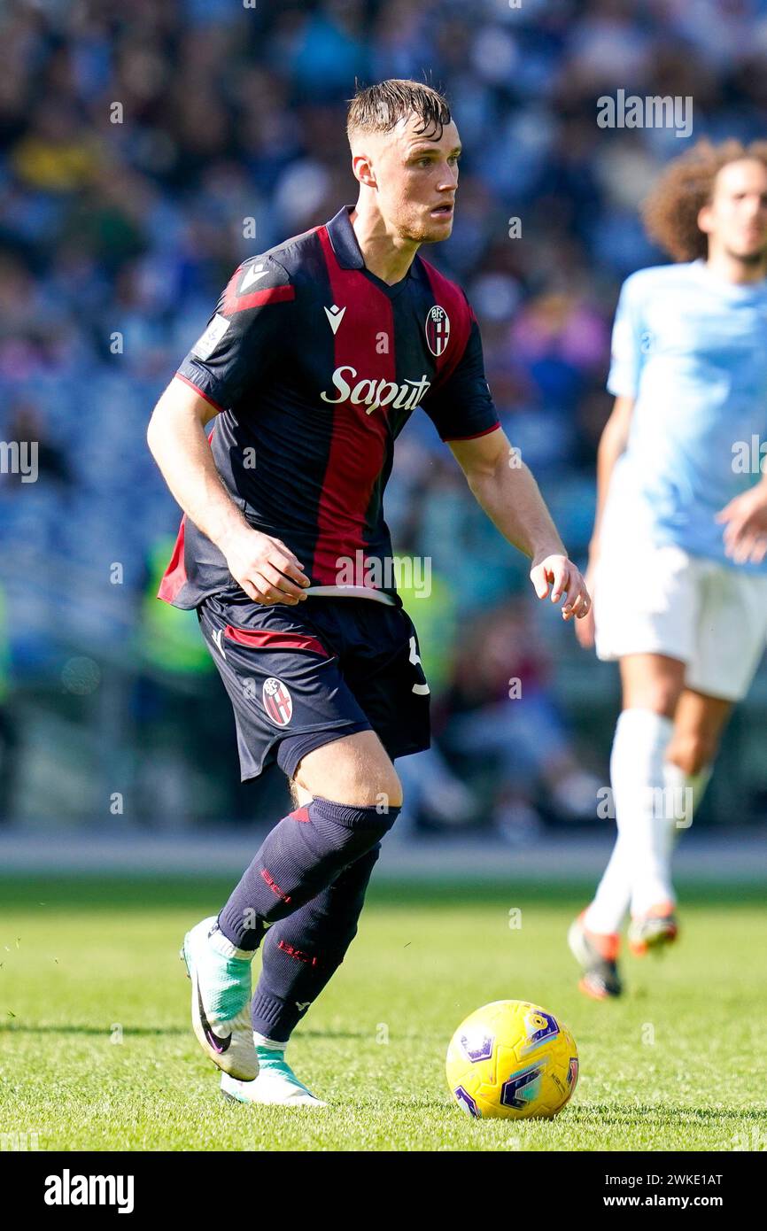 Sam Beukema of Bologna FC during the Serie A TIM match between SS Lazio ...