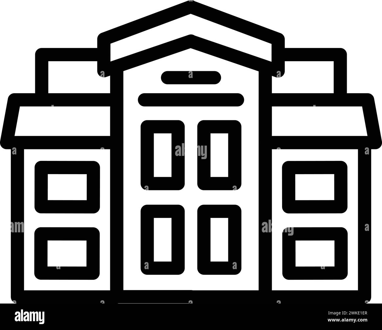 Warsaw city design icon outline vector. Urban architecture. Traditional ...