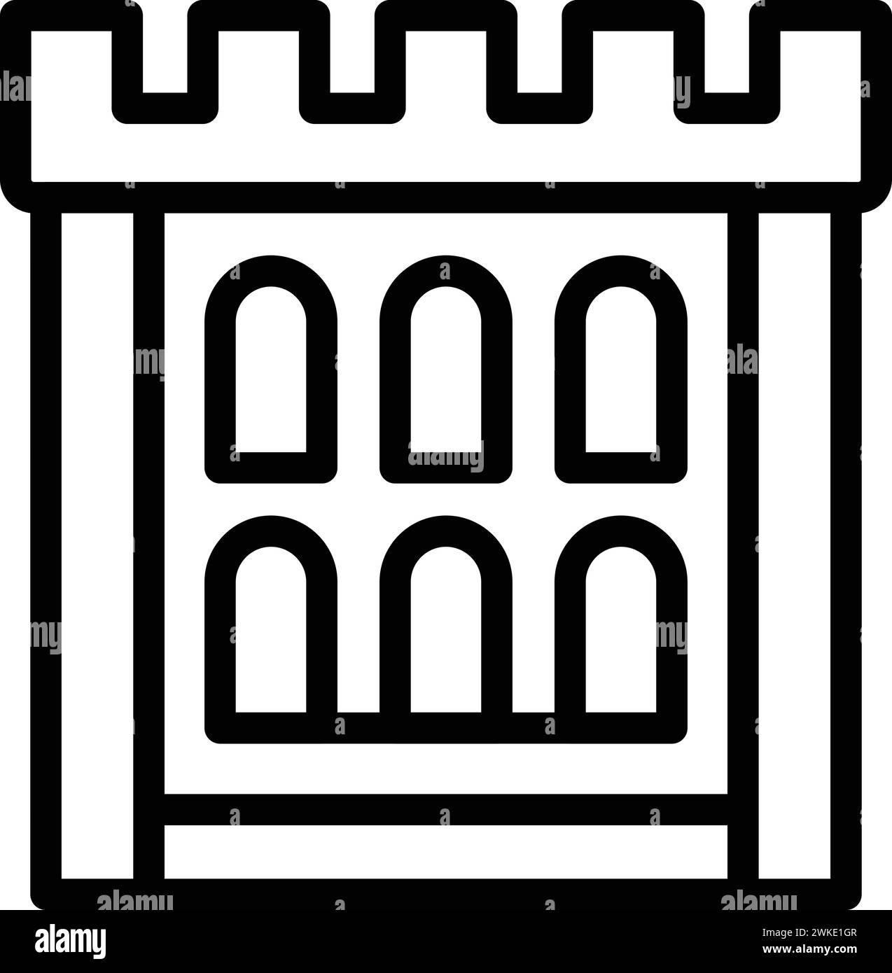 Vista house historic landmark Cut Out Stock Images & Pictures - Alamy