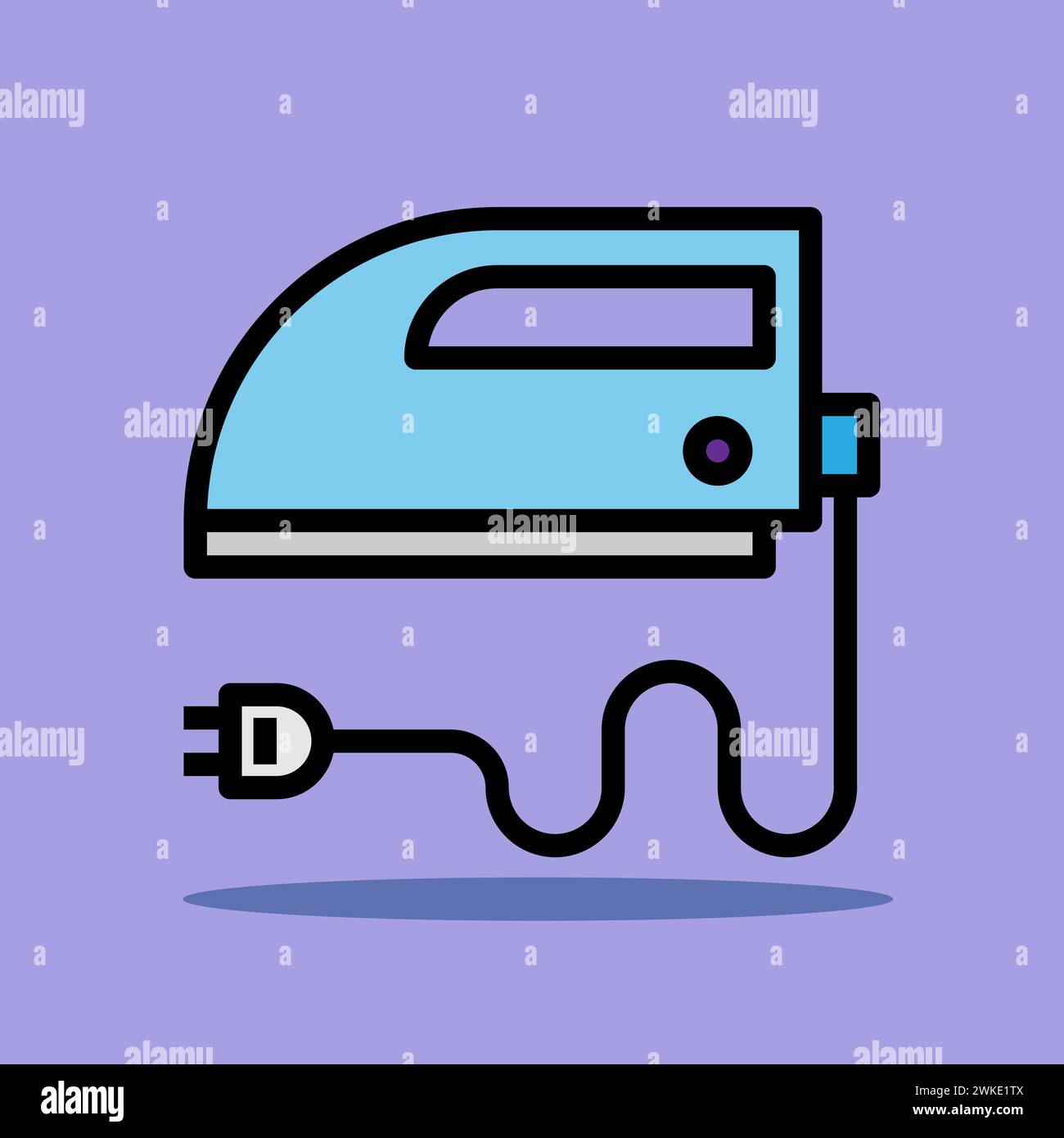 Iron the clothes Stock Vector Images - Alamy