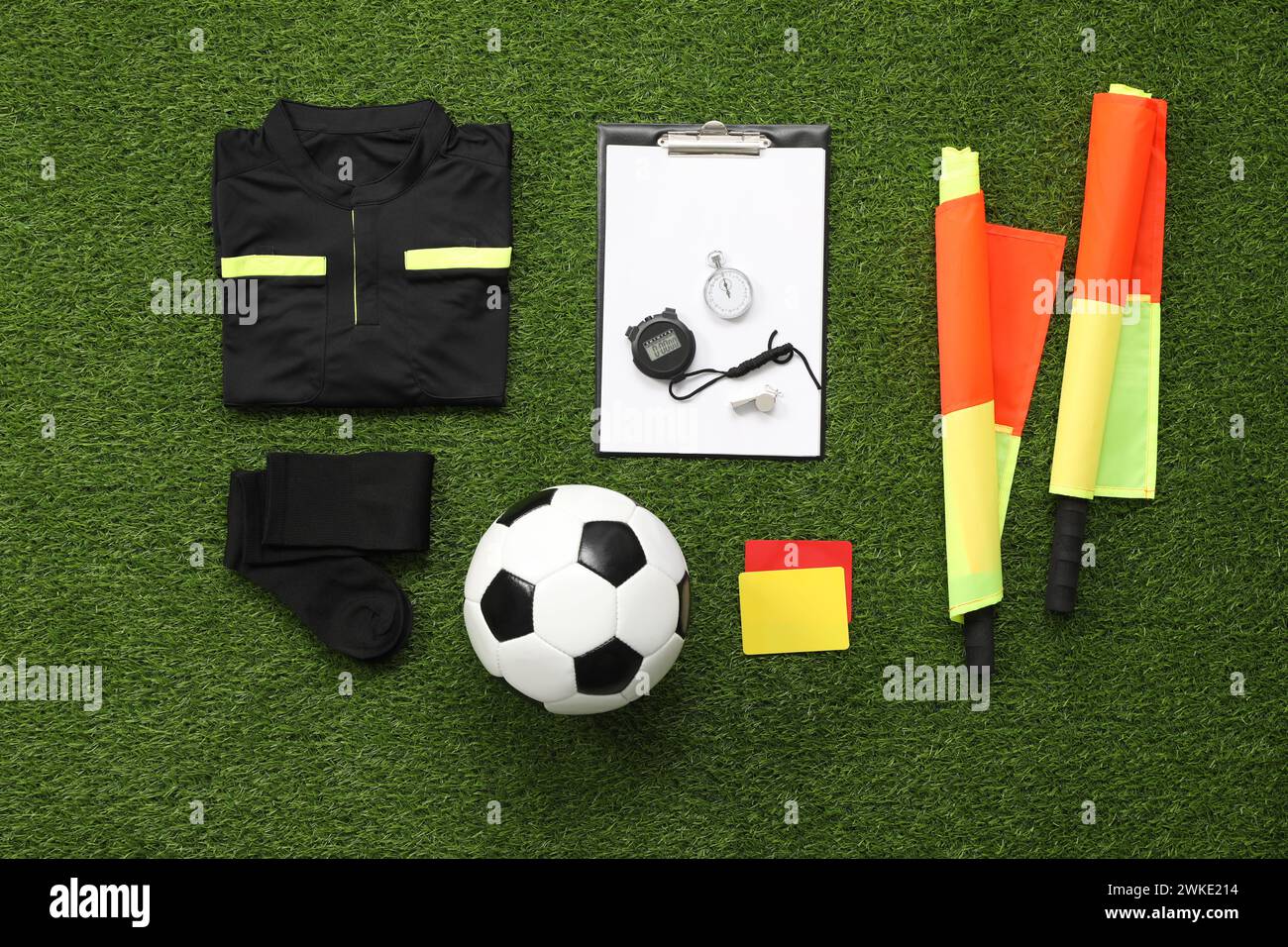 Equipment for football assistant referee hi-res stock photography and ...