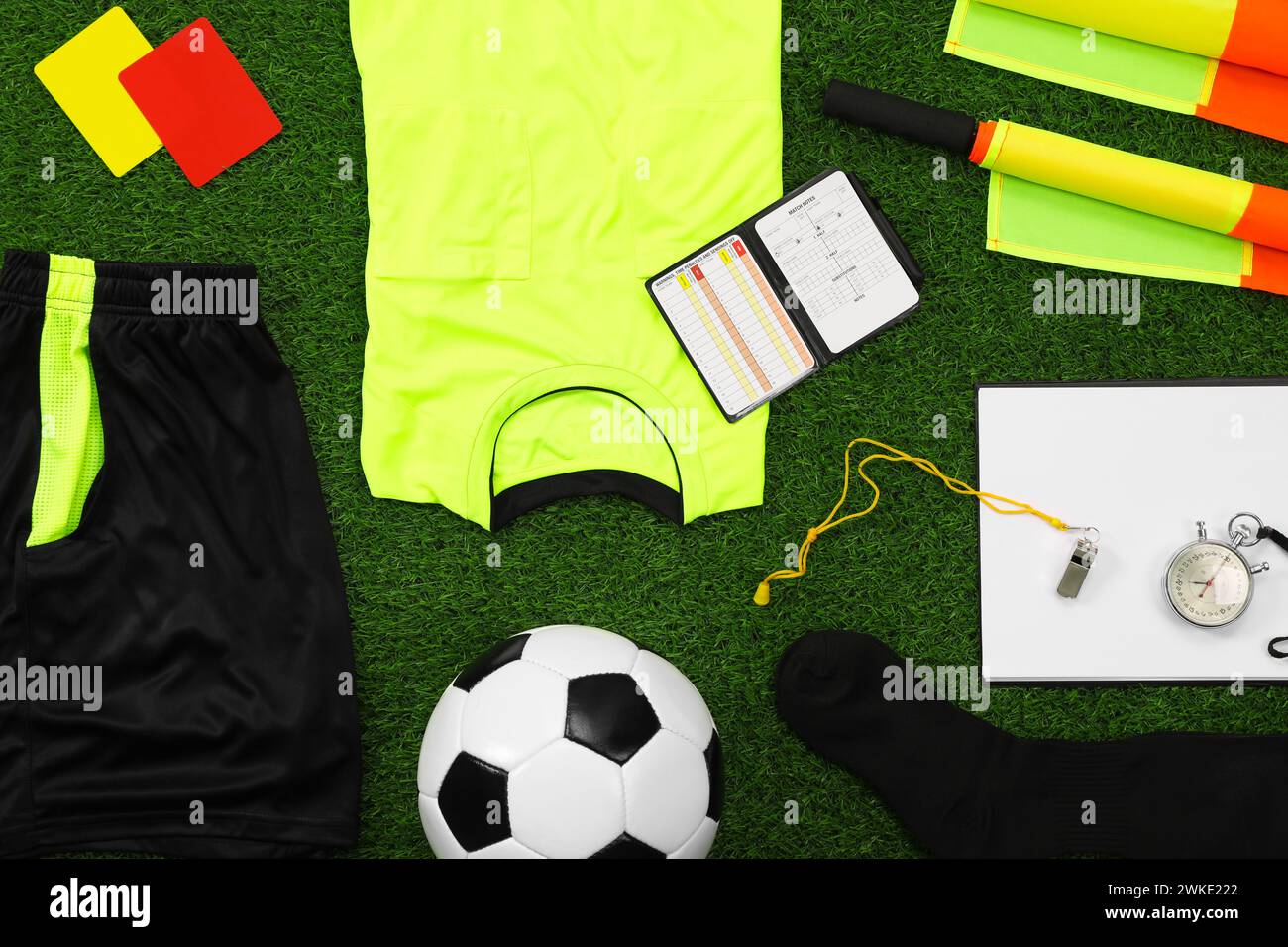 Equipment for football assistant referee hi-res stock photography and ...