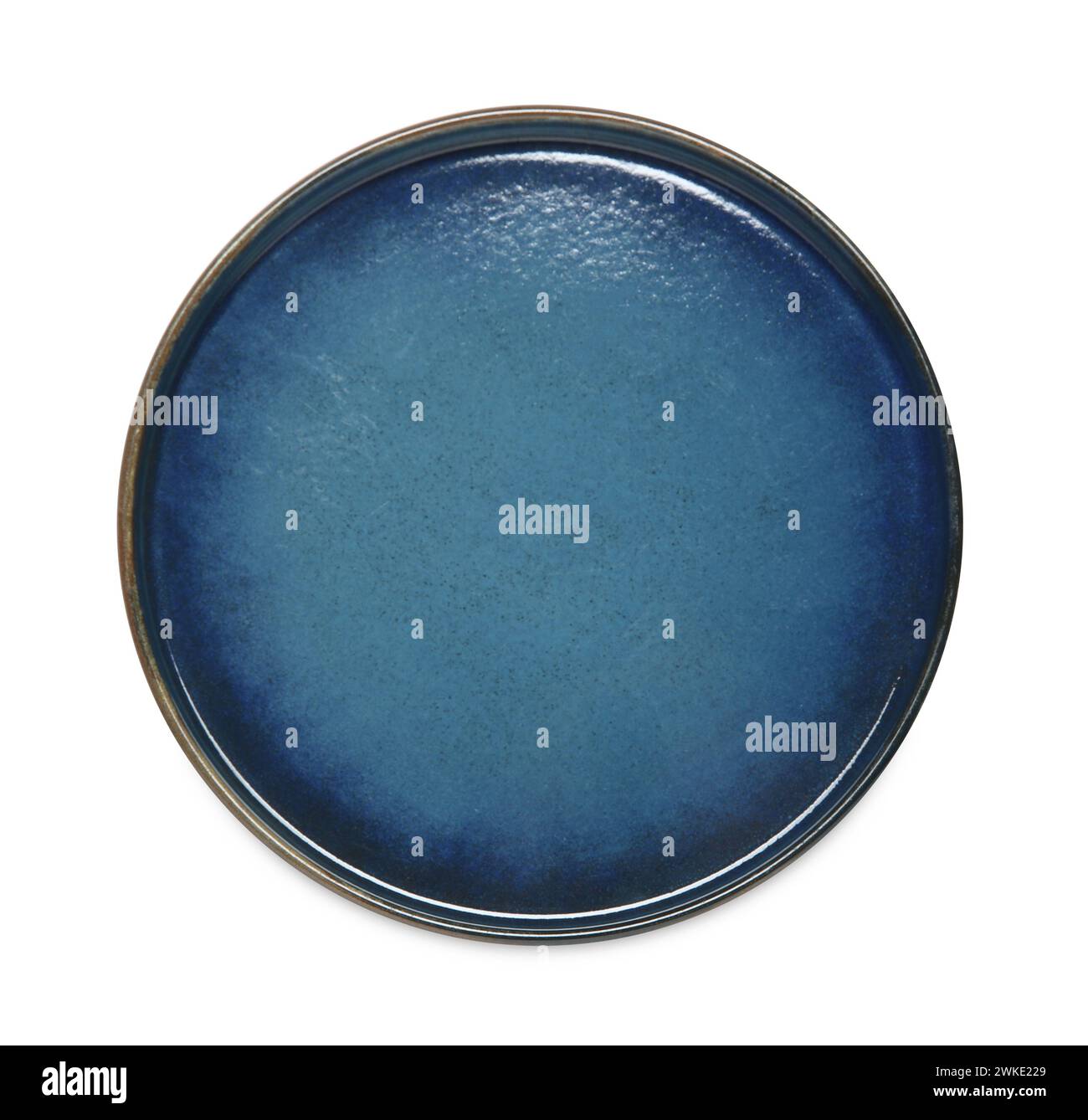 Blue ceramic cooking dishware Cut Out Stock Images & Pictures - Alamy