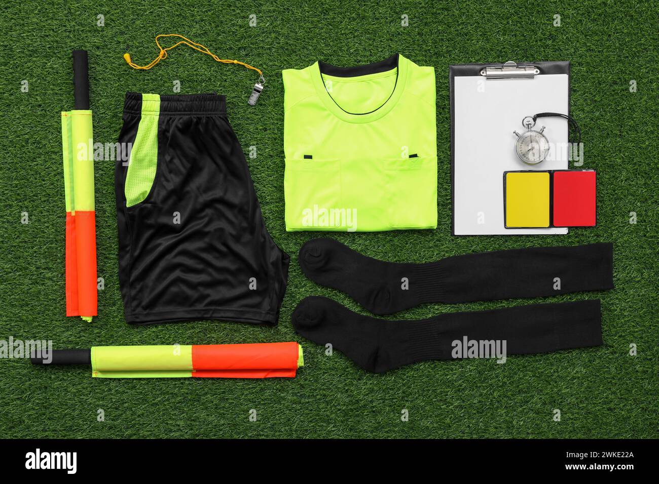 Equipment for football assistant referee hi-res stock photography and ...