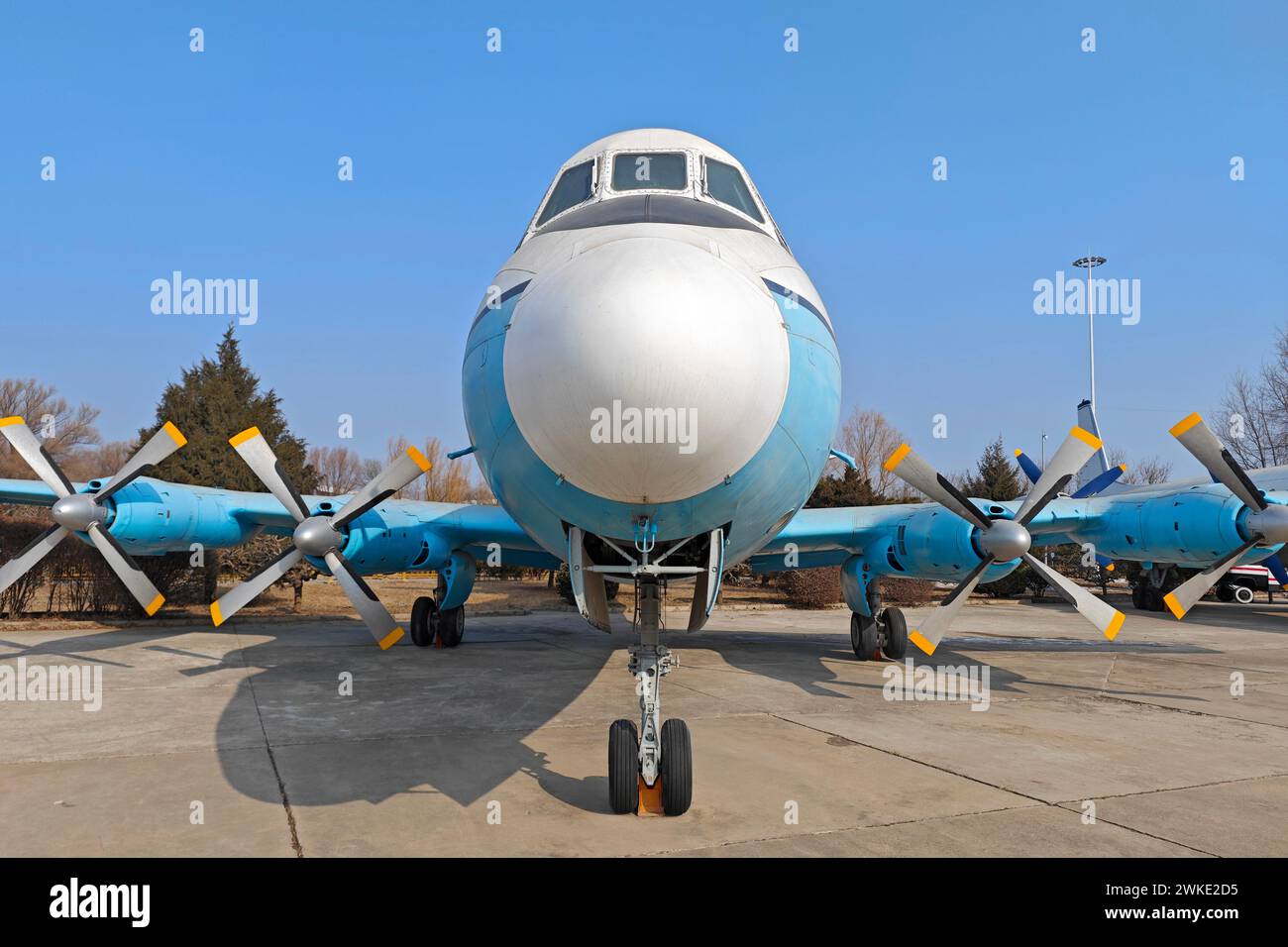 BEIJING, CHINA - FEBRUARY 6, 2024 - A Vickers Viscount-843 aircraft is ...