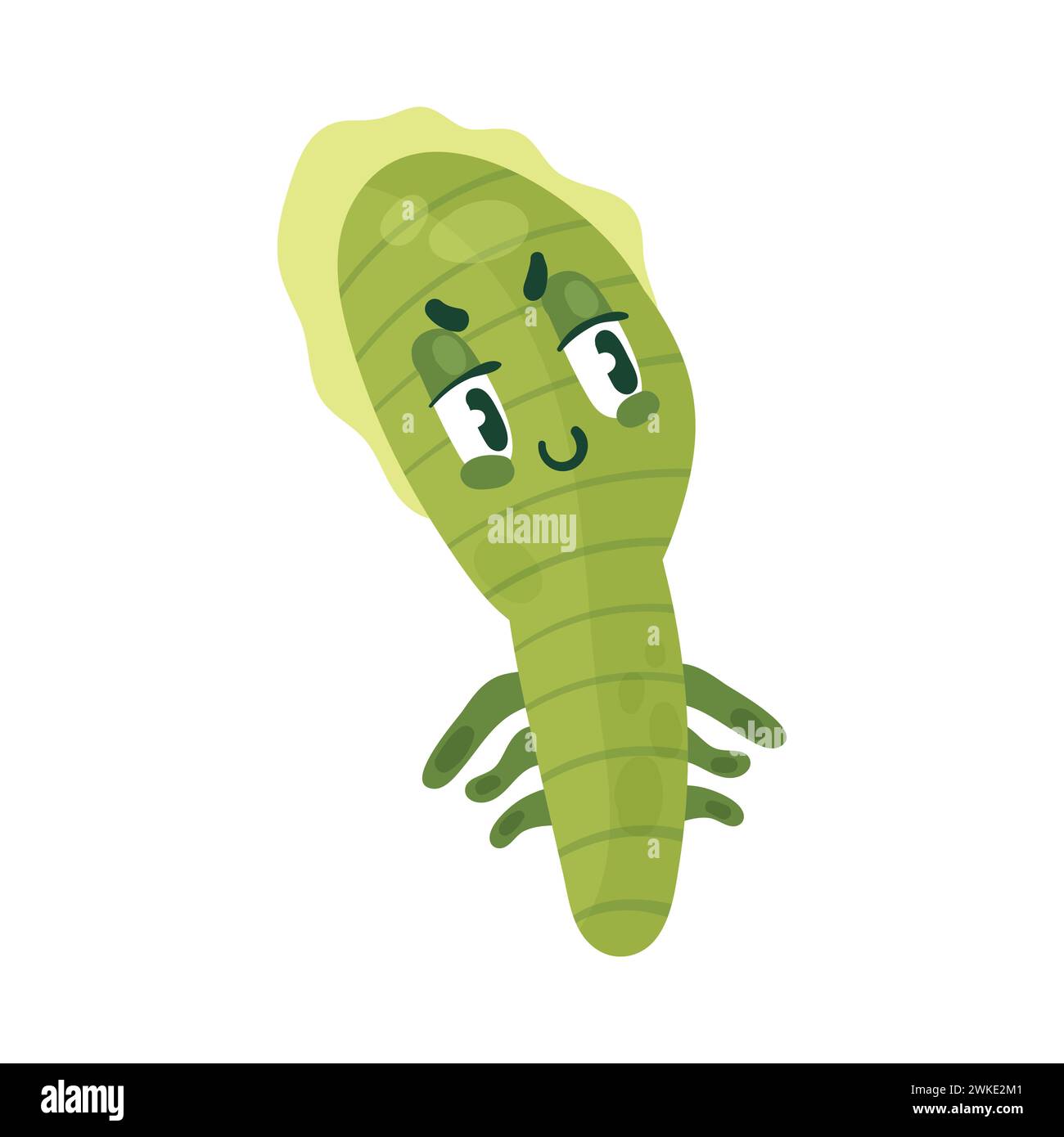 Cartoon comic germ disease microorganism, kawaii microbe pathogen ...