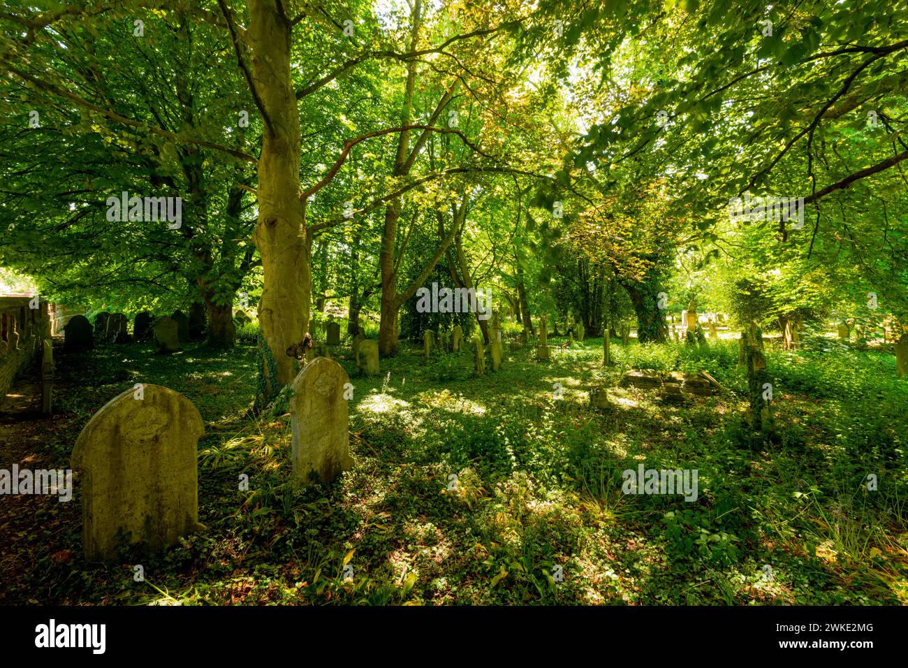 The old and picturesque cemetery of Long Sutton Spalding with its ...
