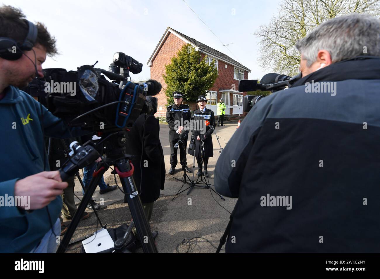 Leicester, UK. 20th Feb, 2024. Police divers continue to search ...