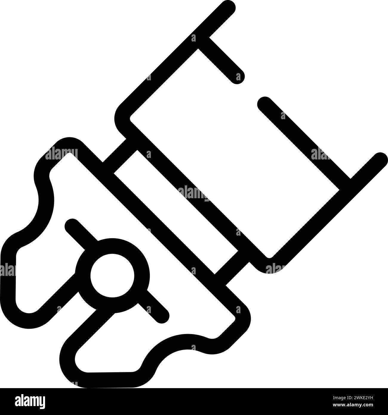 Dip style pen icon outline vector. Antique artistic writing tool. Ink ...