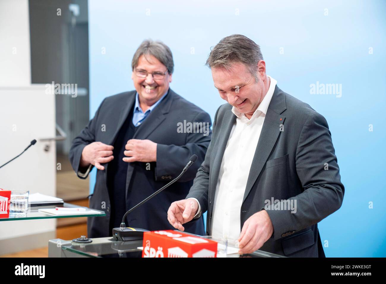 Wien, Österreich. 20 Februar 2024. Pressekonferenz zum Thema Sichere ...