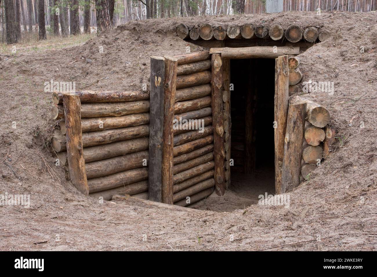 Dugout bunker hi-res stock photography and images - Alamy
