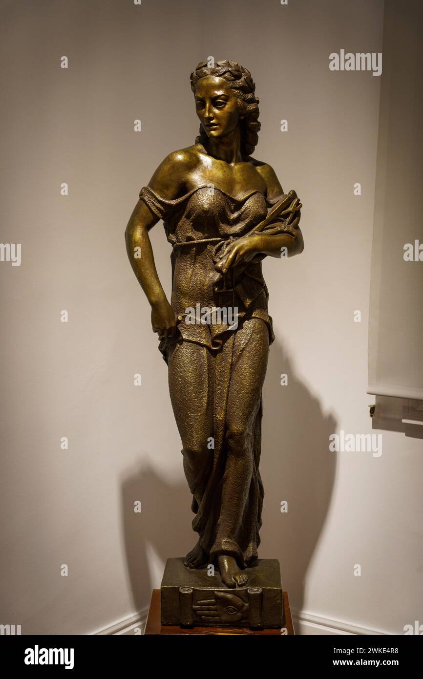 Joaquin Lucarini, the surgery, 1947, patinated plaster,, Alava Fine ...