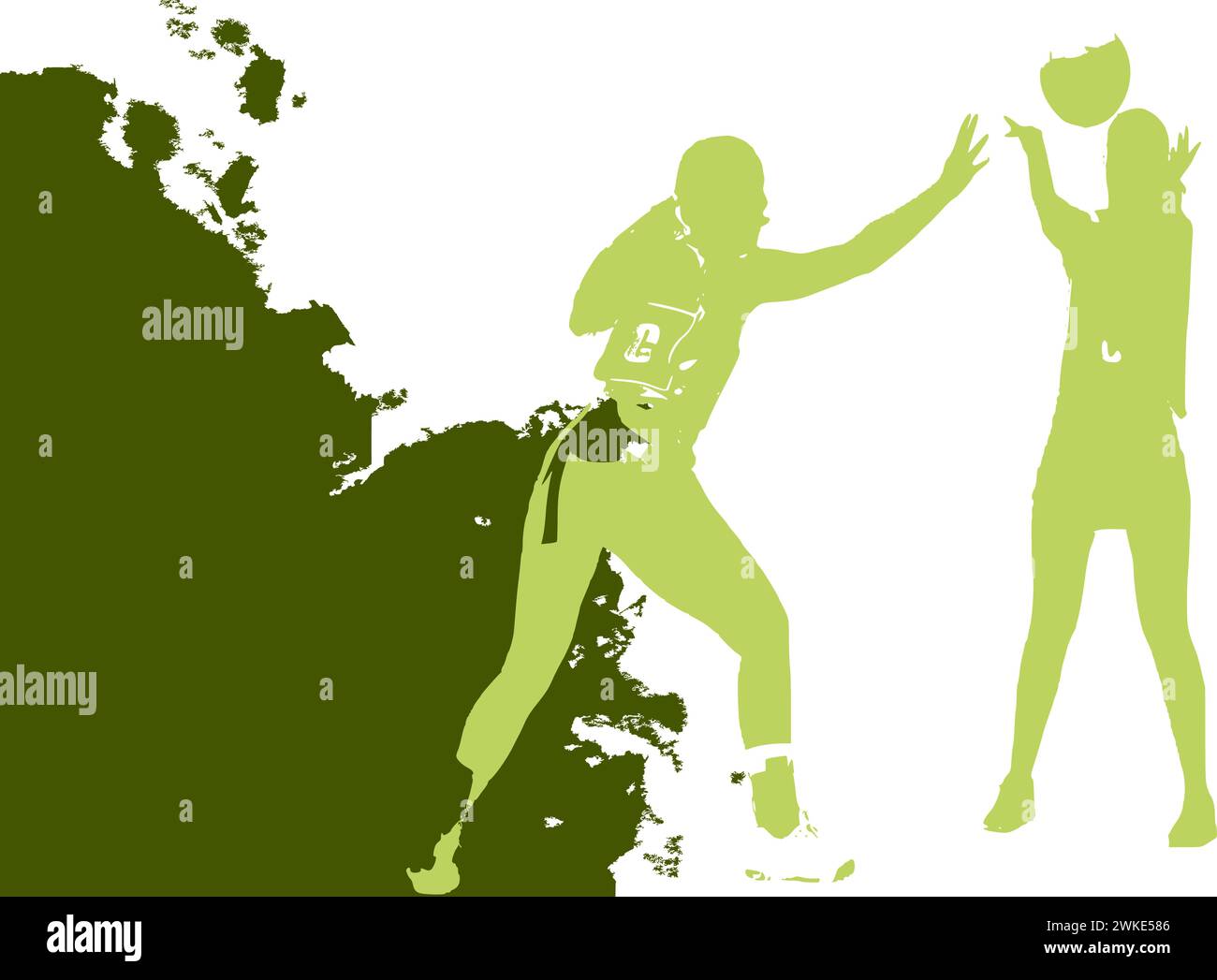 Capture the energy and elegance of netball with our dynamic royalty ...