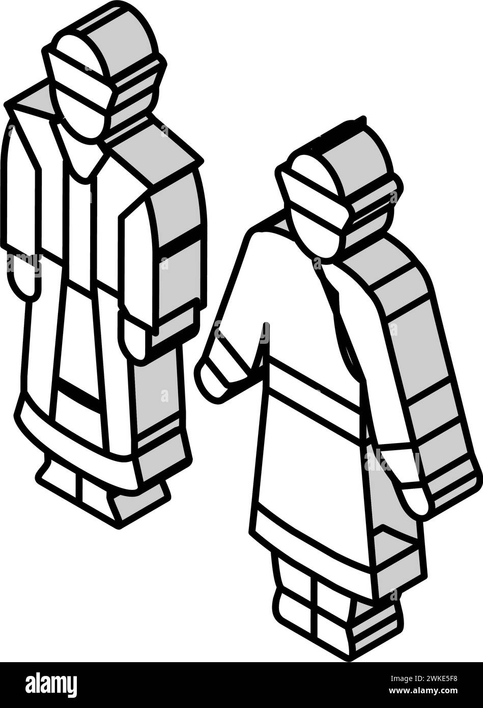 mongolia national clothes isometric icon vector illustration Stock ... mongolia national clothes isometric icon vector illustration Stock ...