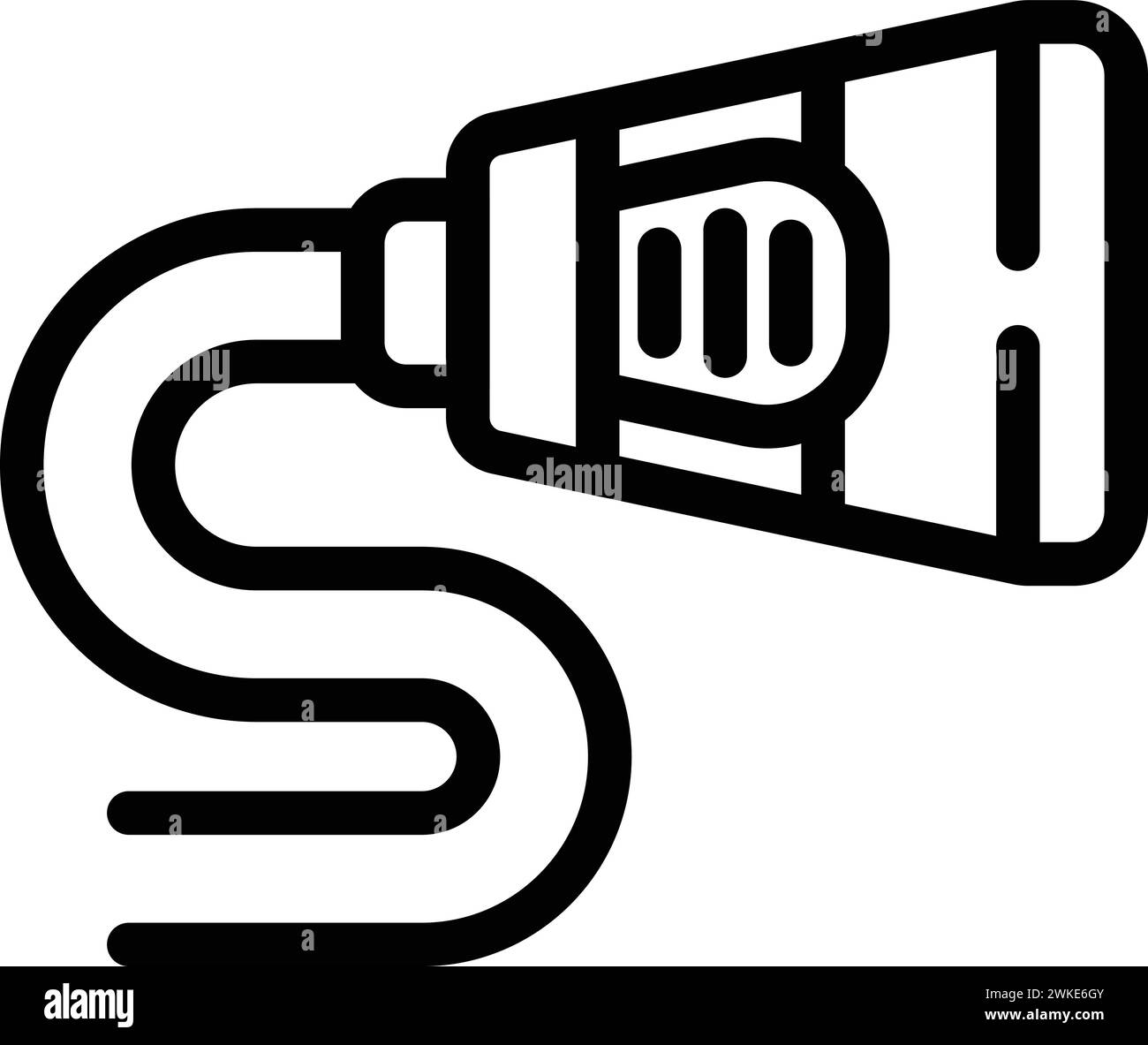 Ink tube icon outline vector. Script dip pen. Artistic drafting ...