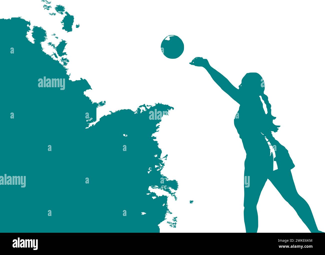 Capture the energy and elegance of netball with our dynamic royalty ...