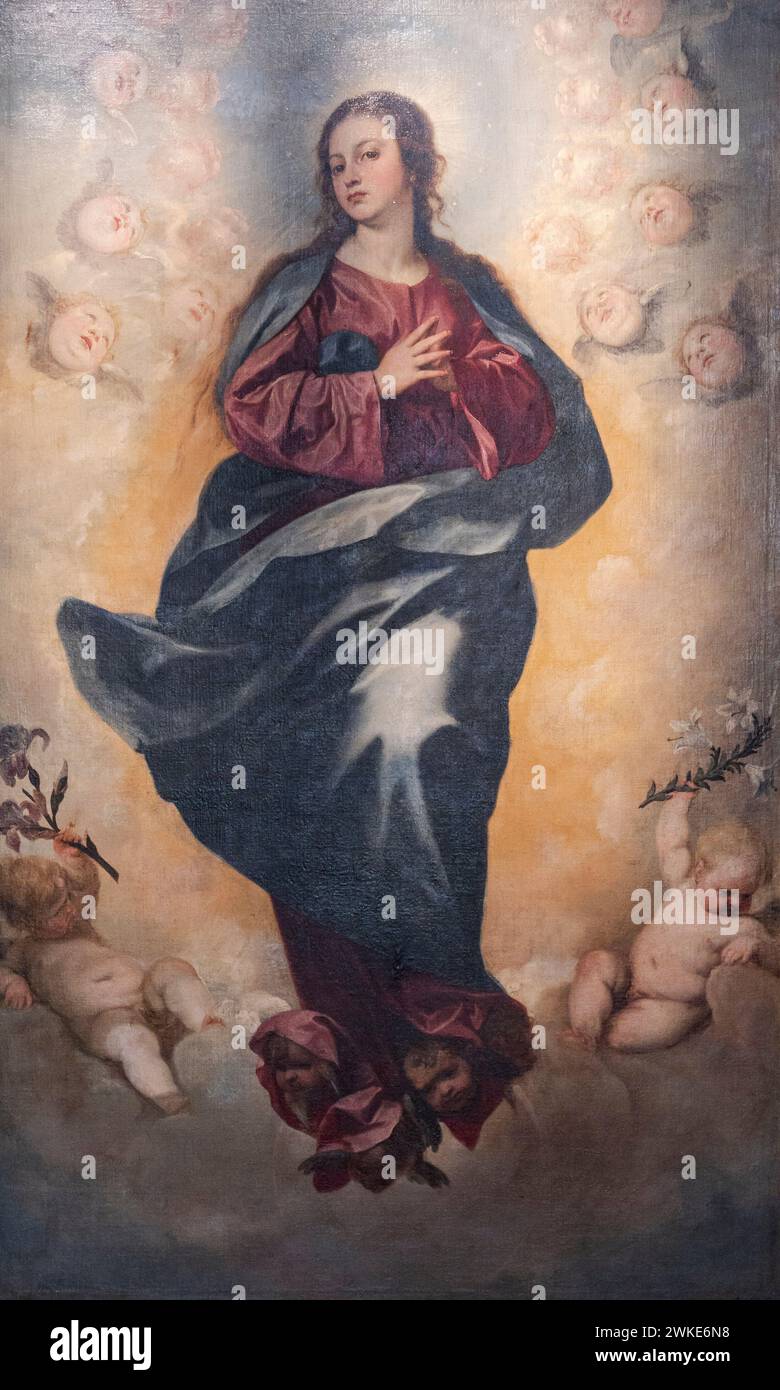 immaculate conception, Alonso Cano, 17th century, oil on canvas ...