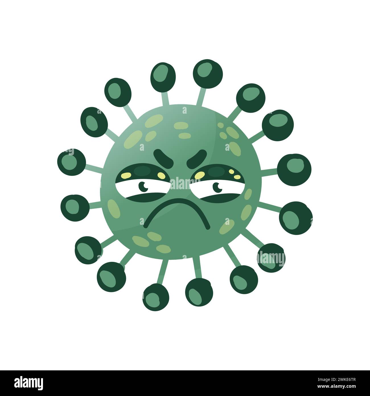 Cartoon caricature for colorful germs Cut Out Stock Images & Pictures ...