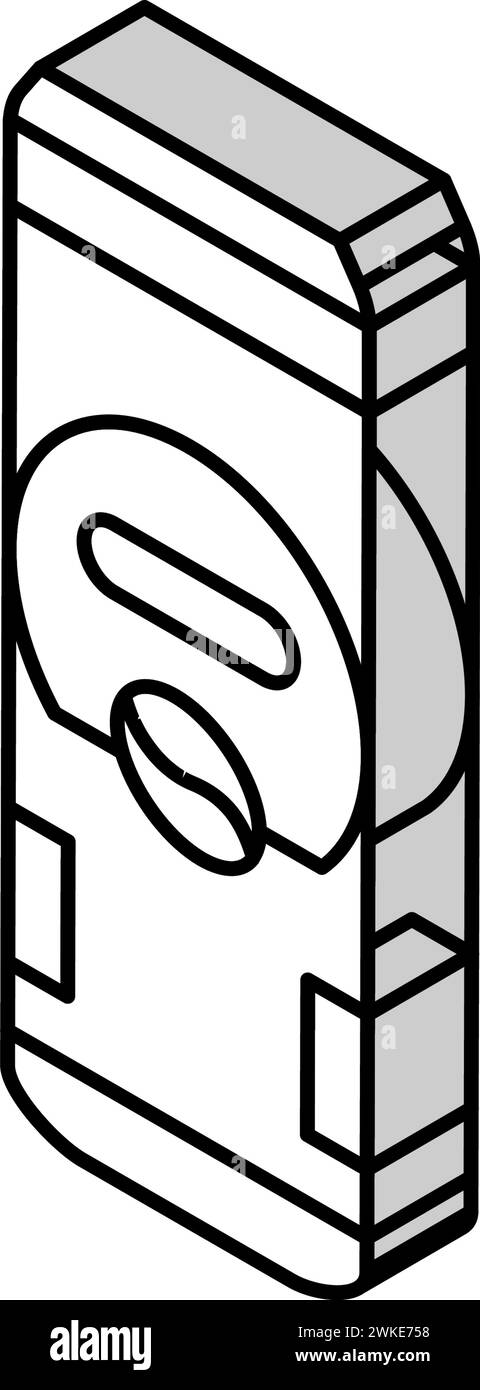 coffee can drink isometric icon vector illustration Stock Vector Image ...