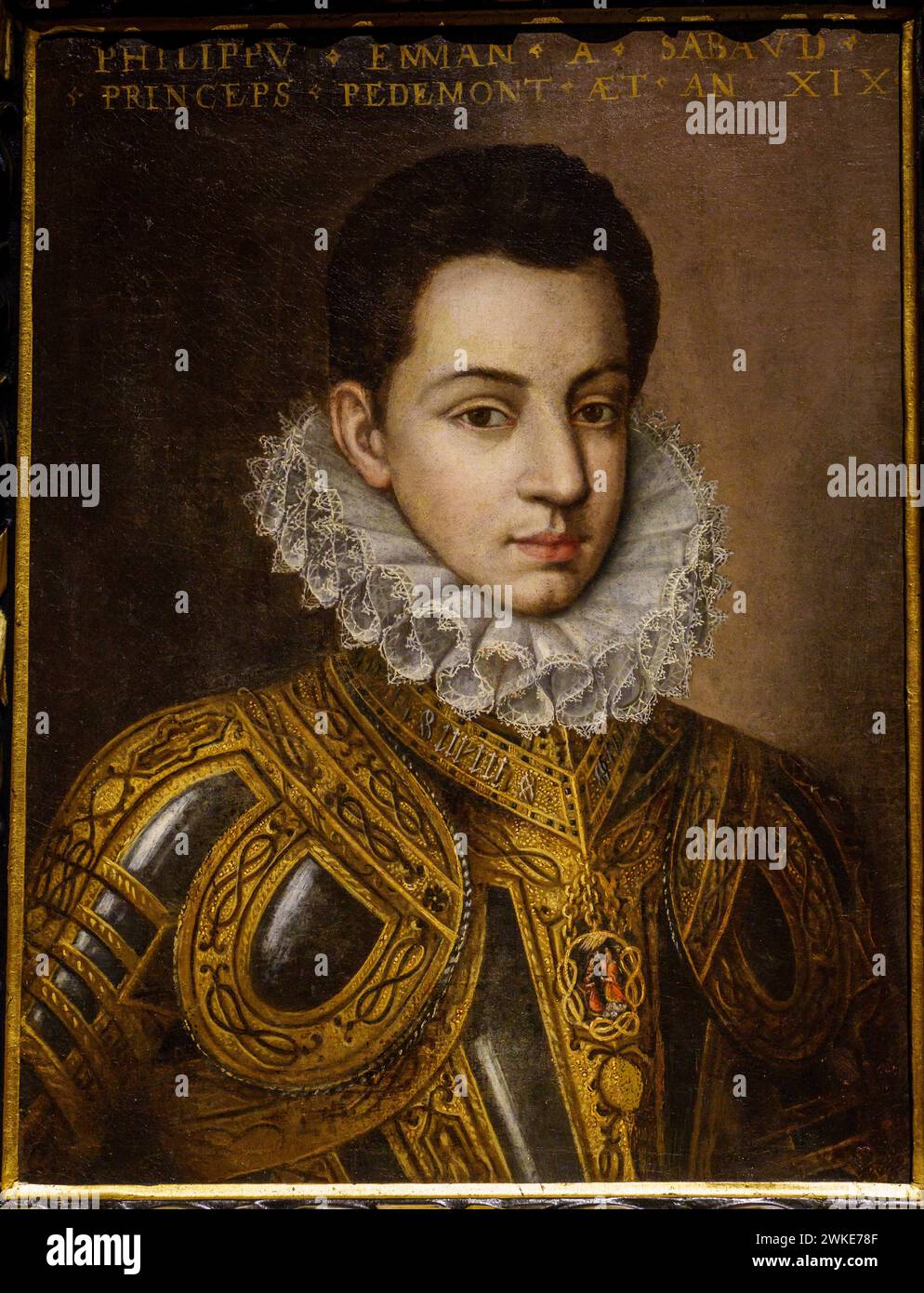 Filippo Emanuele of Savoy, 1605, Jan Kraeck (Giovanni Caracca), Nins ...