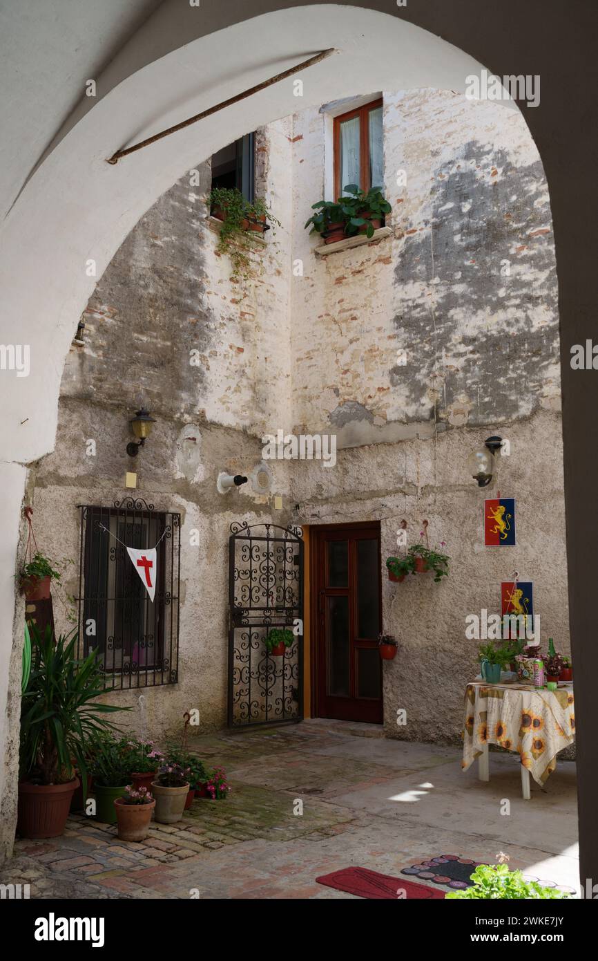 Bucchianico, historic town in Chieti province, Abruzzo, Italy Stock ...