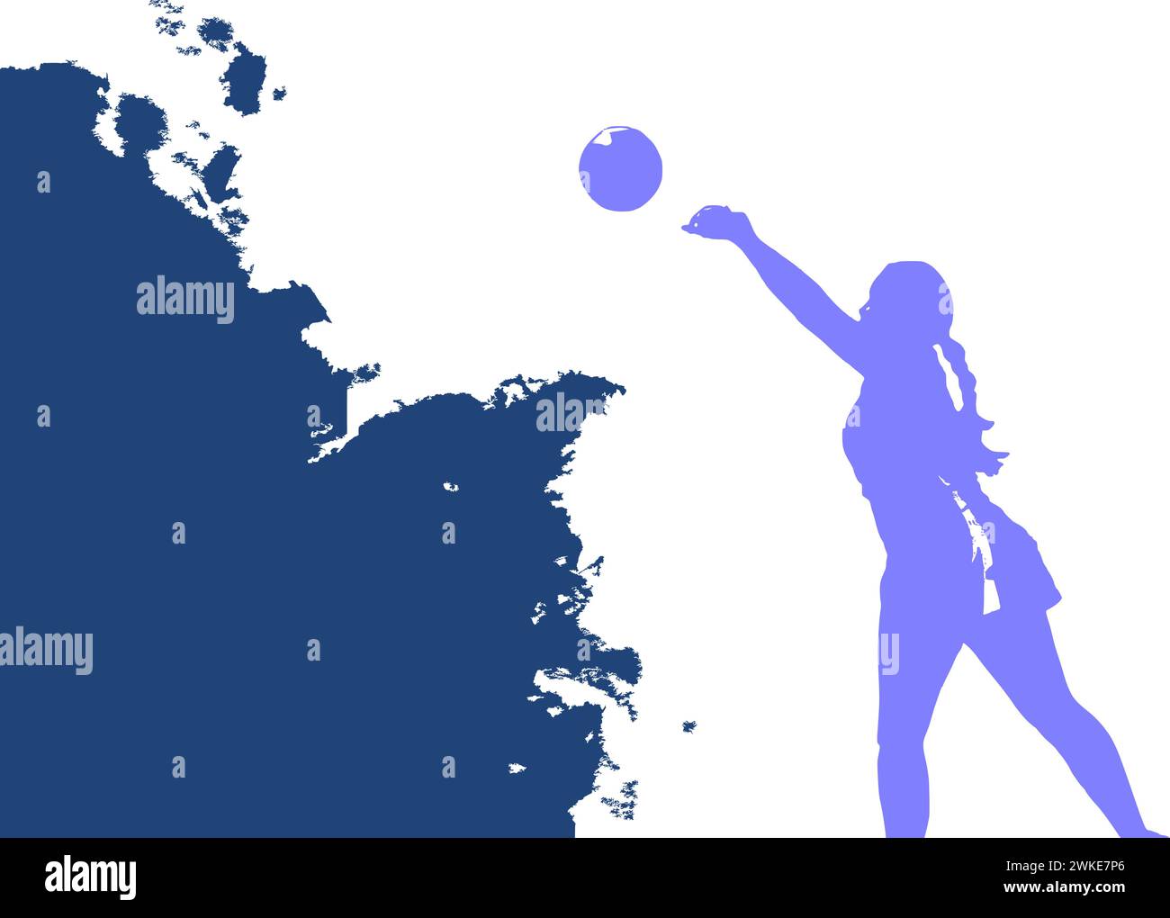 Capture the energy and elegance of netball with our dynamic royalty ...