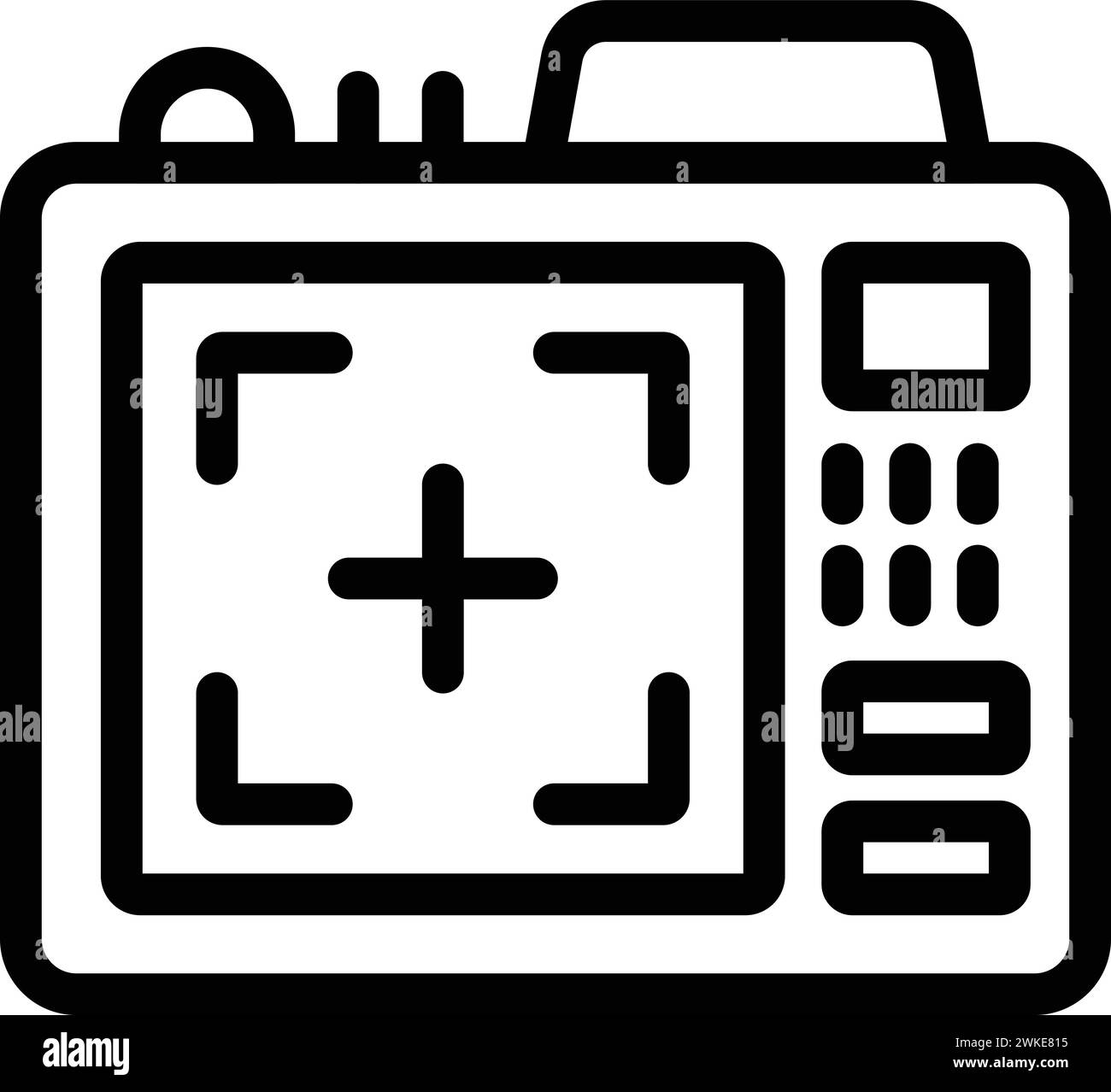 Filming adventure sport camcorder icon outline vector. Electronic ...